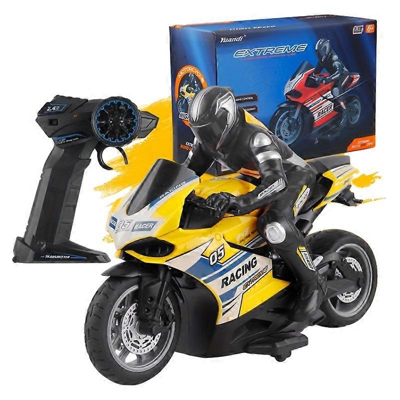 Highspeed remote control motorcycle offroad stunt drift fourway remote ...