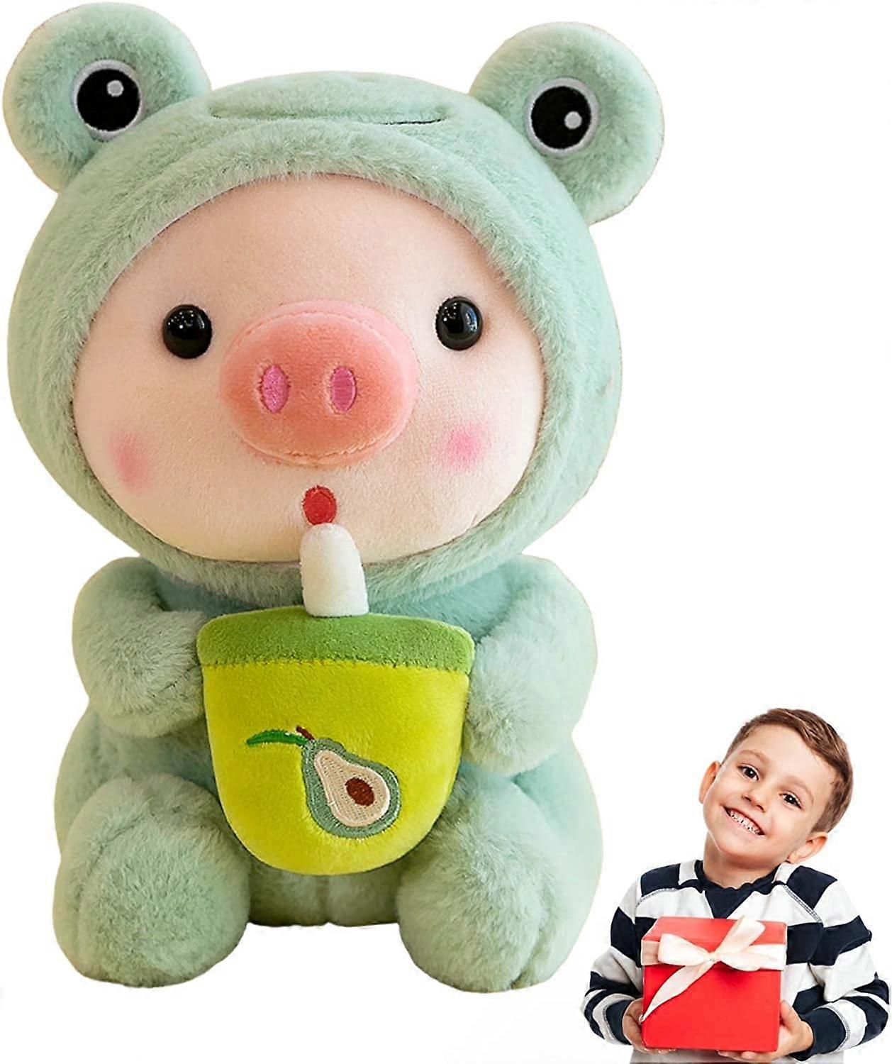 Pig Tea Plush | Bubble Tea Plush Pillow Delicate Touch,Lively ...