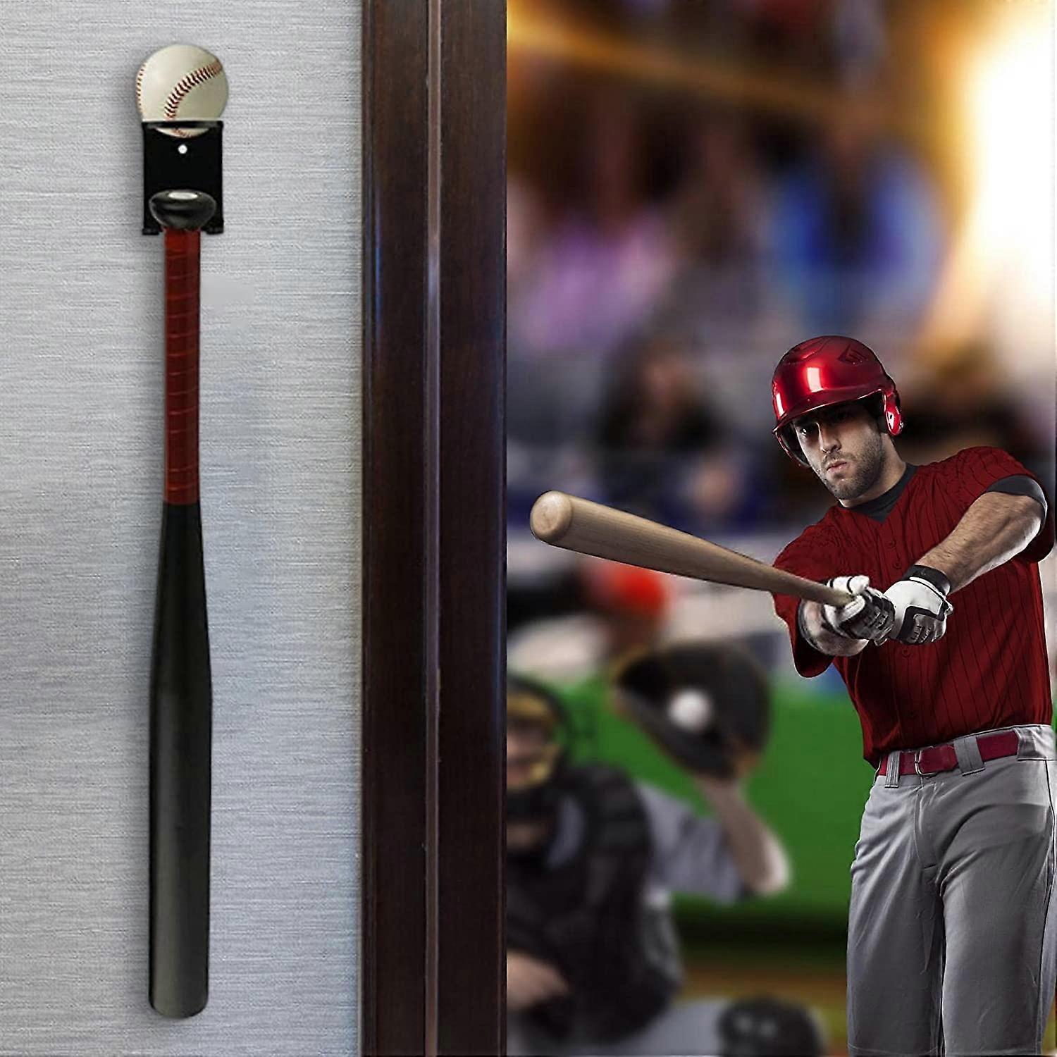 Wall Mount Bat Rack,2 Pcs Wall Stand Holder Rack For Bat, Acrylic ...