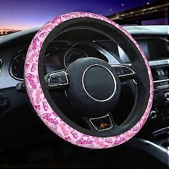 Steering Wheel Covers Pink Barb Pattern Soft Kawaii Braid On The ...