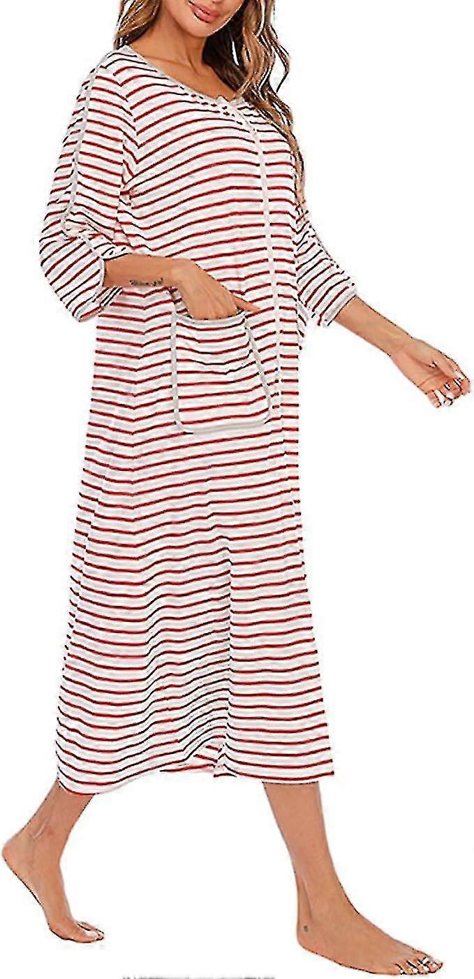 Womens Robes Dressing Gowns,women Zipper Robe Short/long Sleeve ...