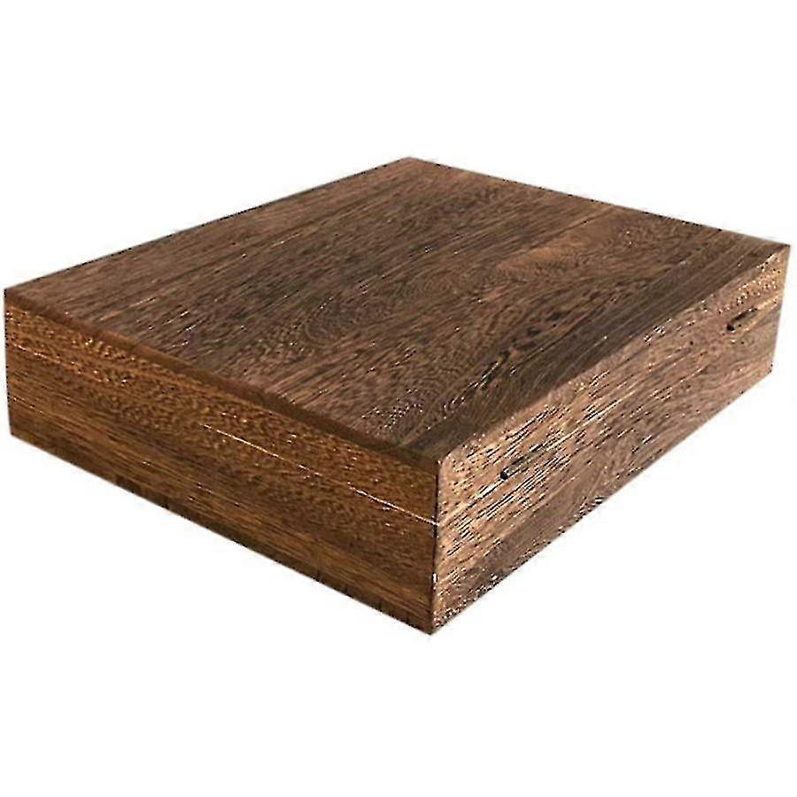 Wooden Box With Cover In Vintage Flat Wooden Storage Box Decorative ...