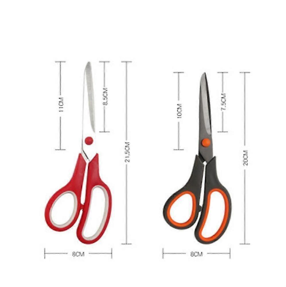 Scissors, 8" Multipurpose Scissors Bulk 3-pa, Blade Shears, Comfort ...