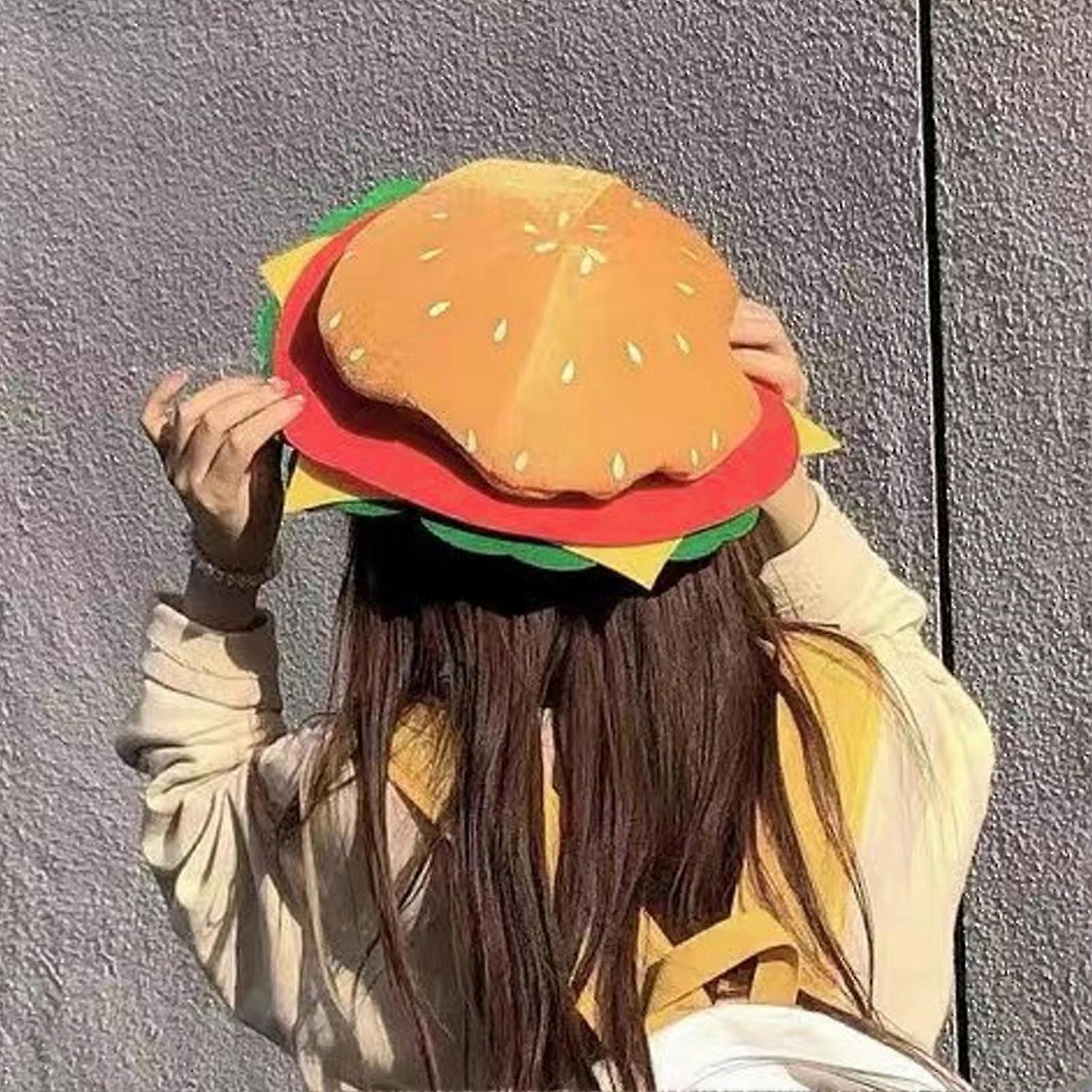 Props Party Decorations Cheeseburger Hamburger Food Halloween Costume ...