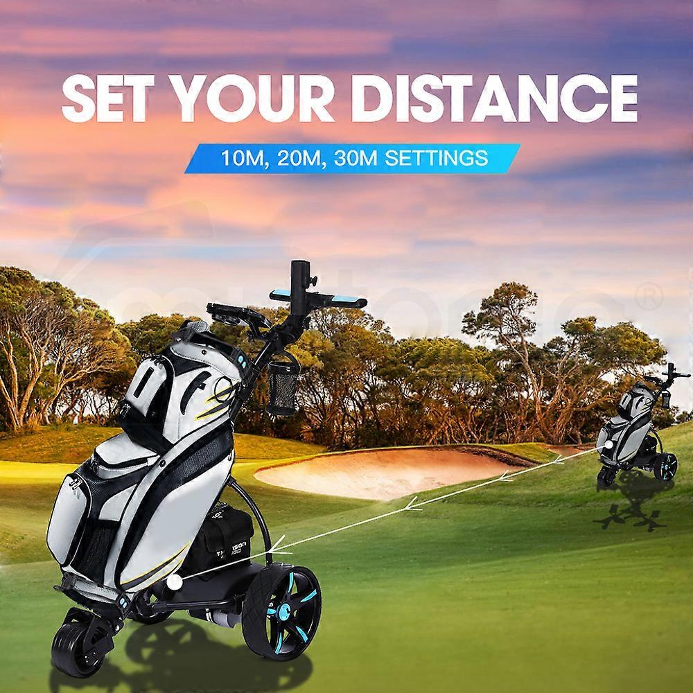Thomson Golf Buggy Electric Trolley Automatic Motorised Foldable Cart ...