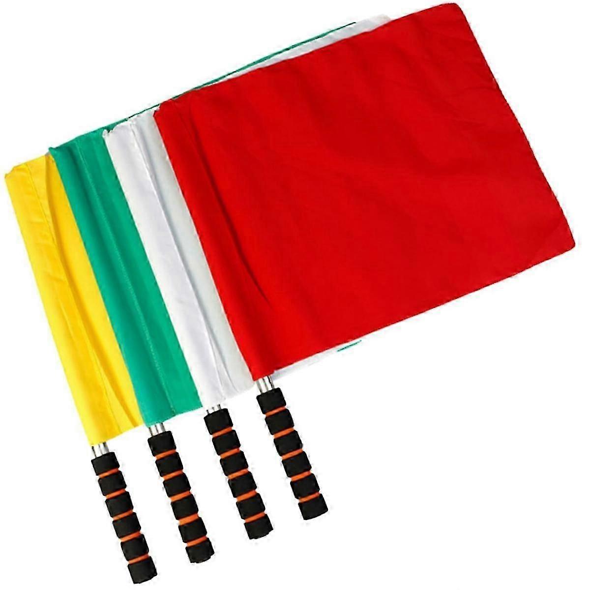 4pcs Referee Flag Volleyball Linesman Flags Referee Hand Flags ...