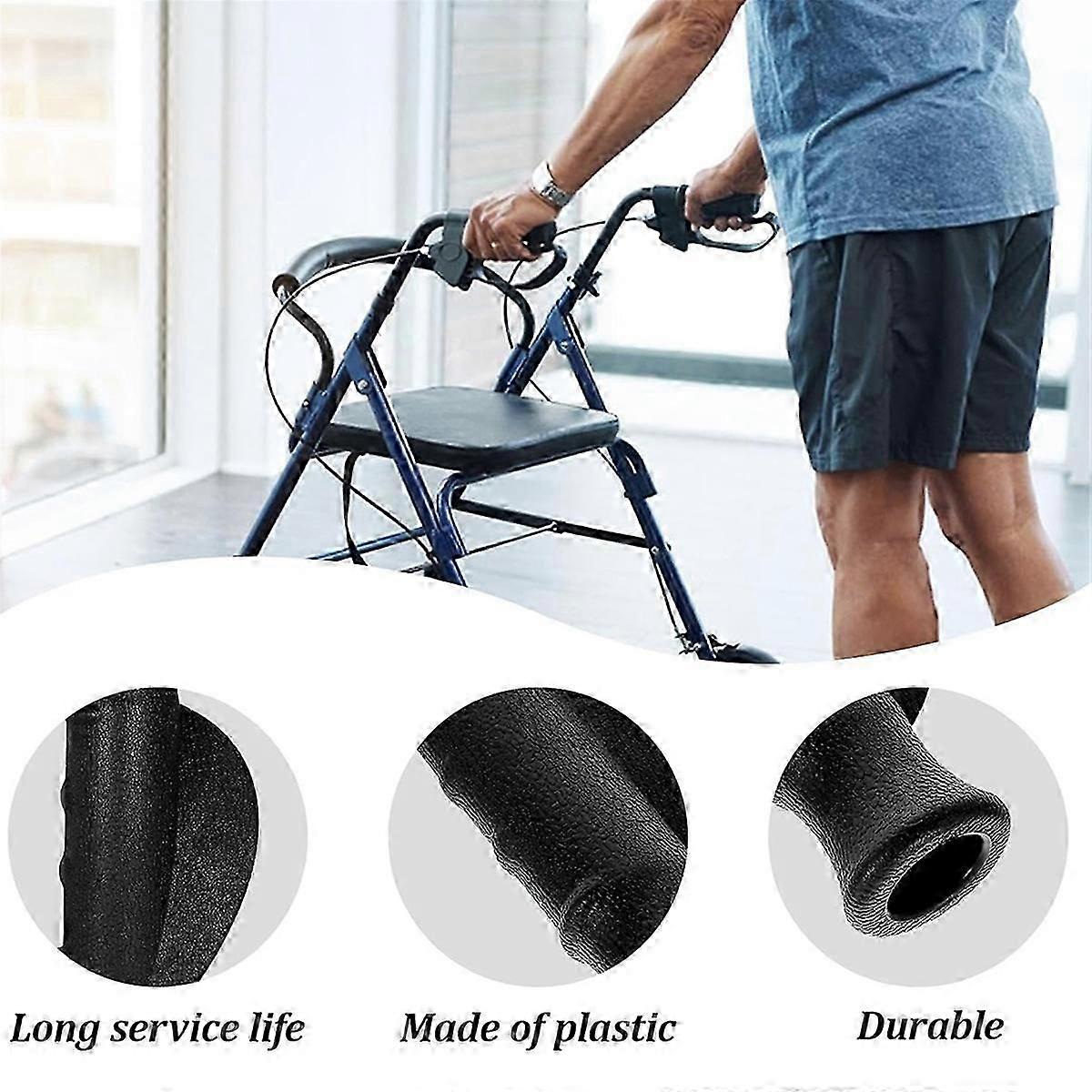 2 PCS Universal Rollator Hand Grip, Anti-Slip Rolling Walker Hand Grips ...