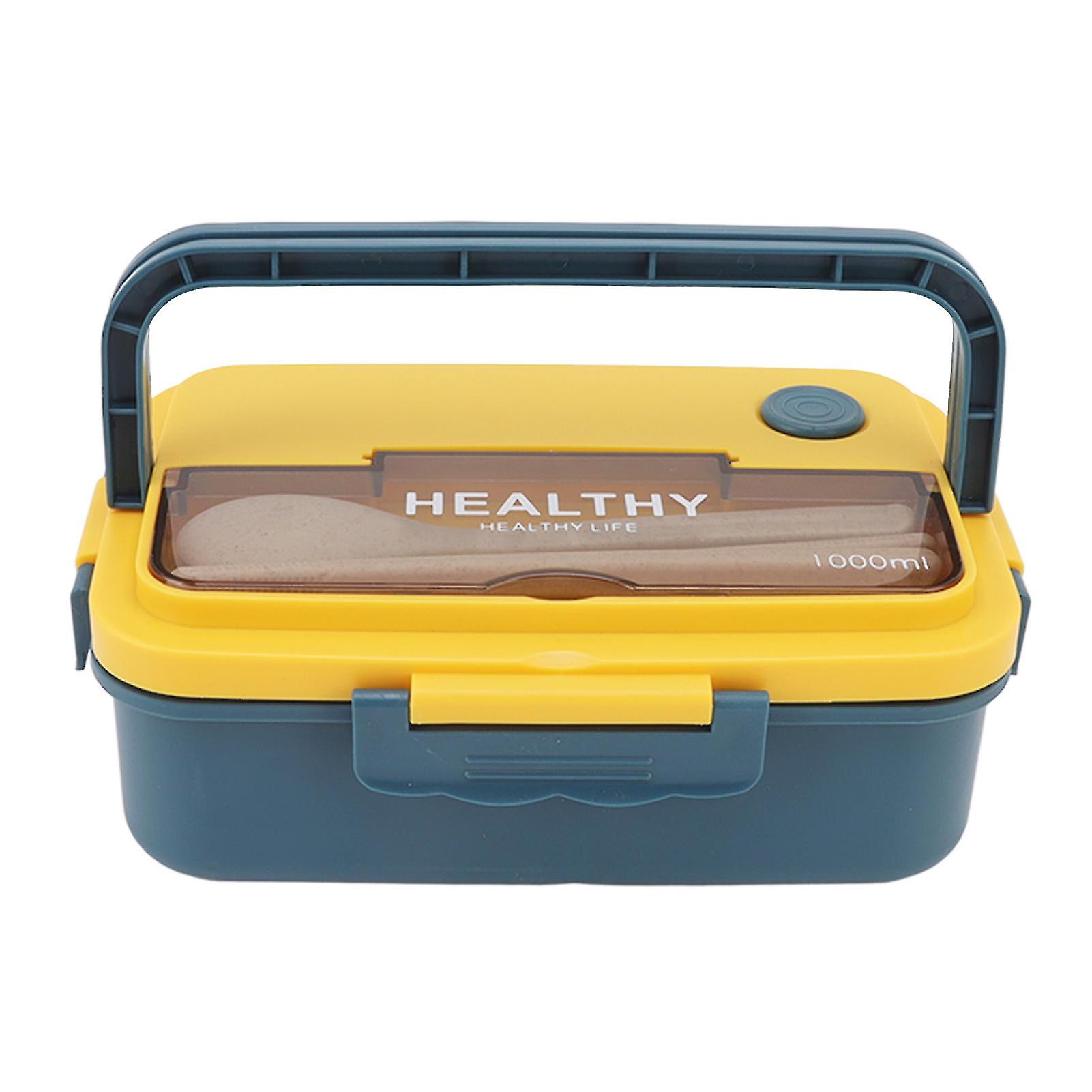 Plastic 3 Compartment Lunch Box 1000ml 3Compartment Lunch Box for Kids ...