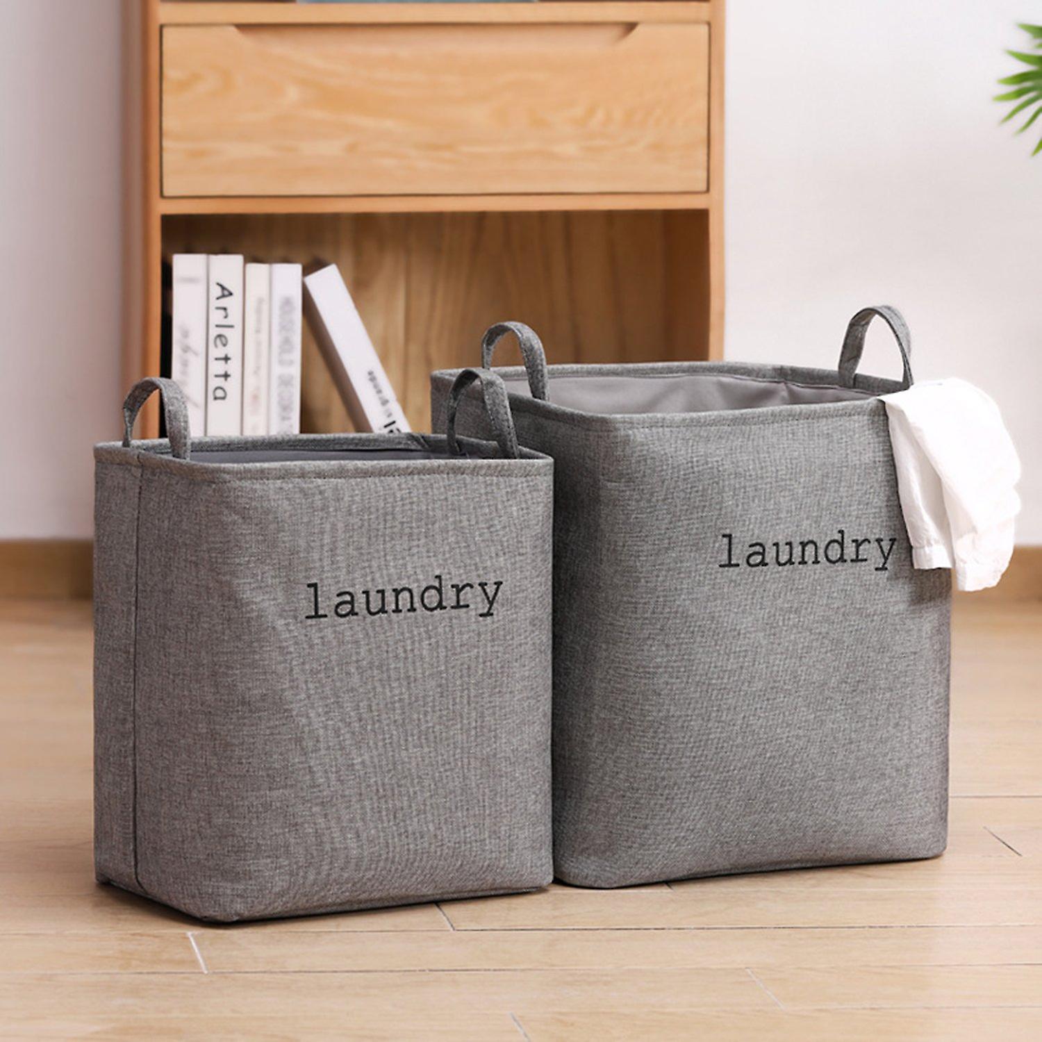 Laundry Hamper Bag Large Capacity Saving Space Demin Washing Storage ...