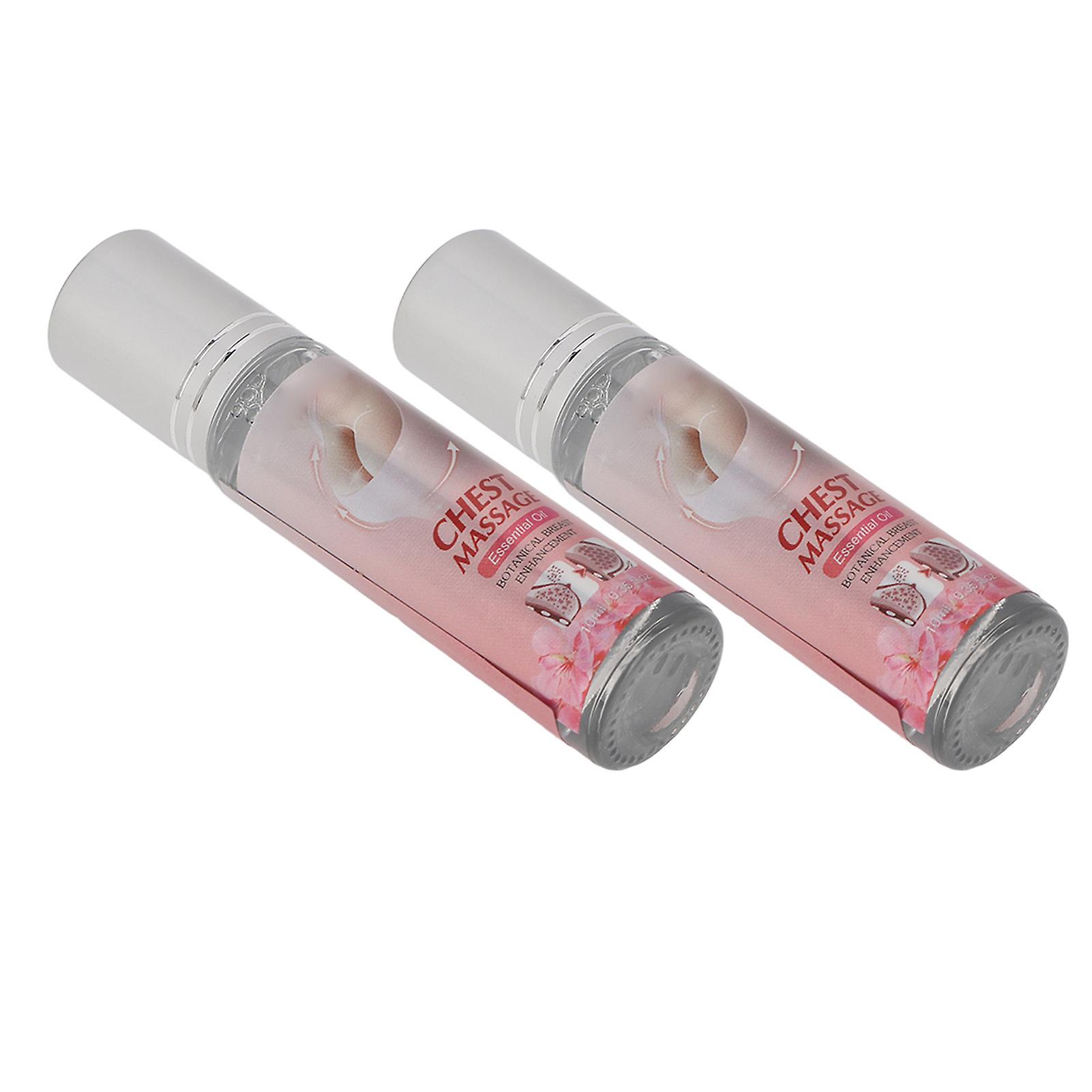10ML 2pcs Breast Massage Essential Oil Roller Lifting Tightening Bust ...