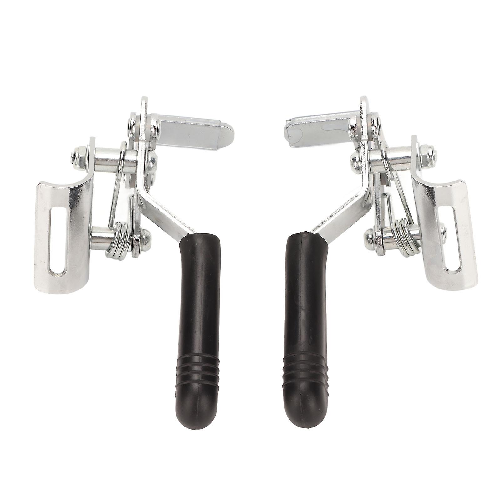 2pcs Wheelchair Brakes Steel Side Mount Assembly Manual Sensitive ...