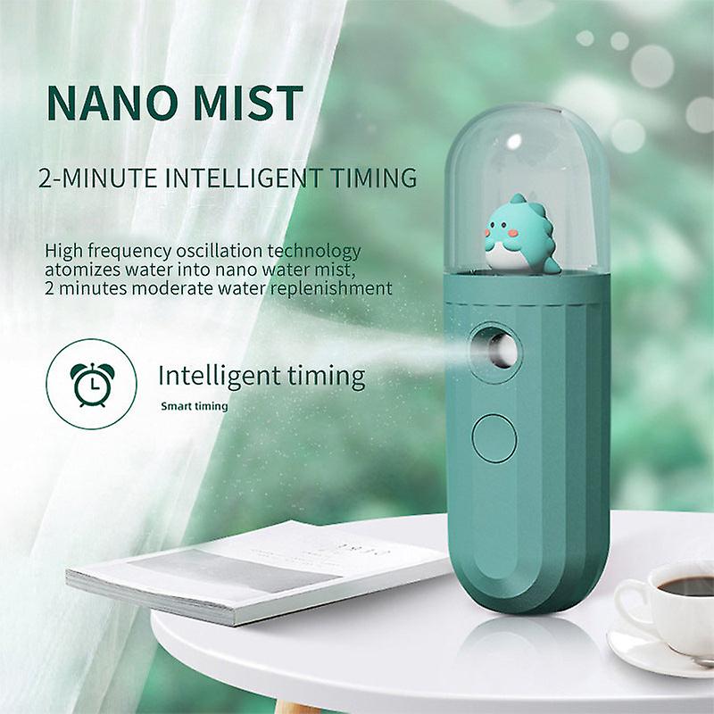 20Ml cartoon nano mist sprayer facial cooling face steamer usb chargeable portable humidifier ...