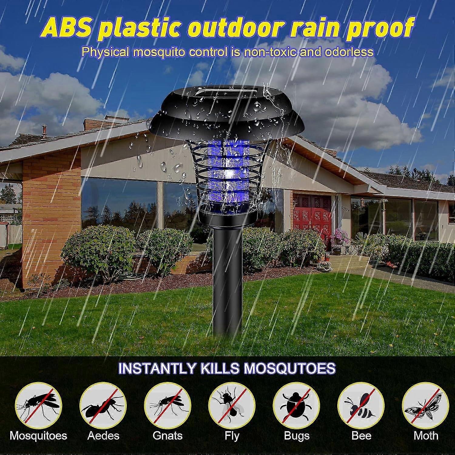 4 Pack Solar Mosquito Killer Waterproof Outdoor Mosquito Killer and ...