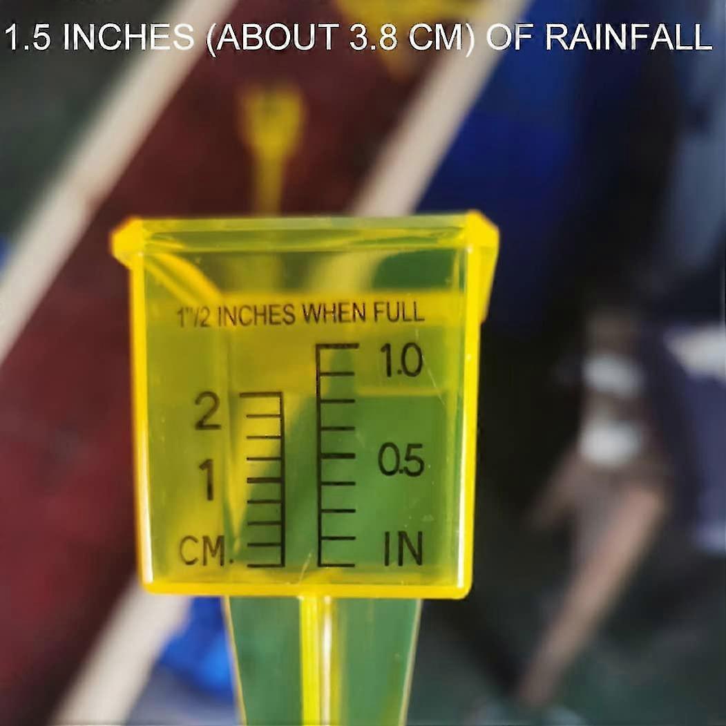 10pcs Garden Rain Gauge Rain Measuring Gauge 1.5inch Rainfall Measuring ...