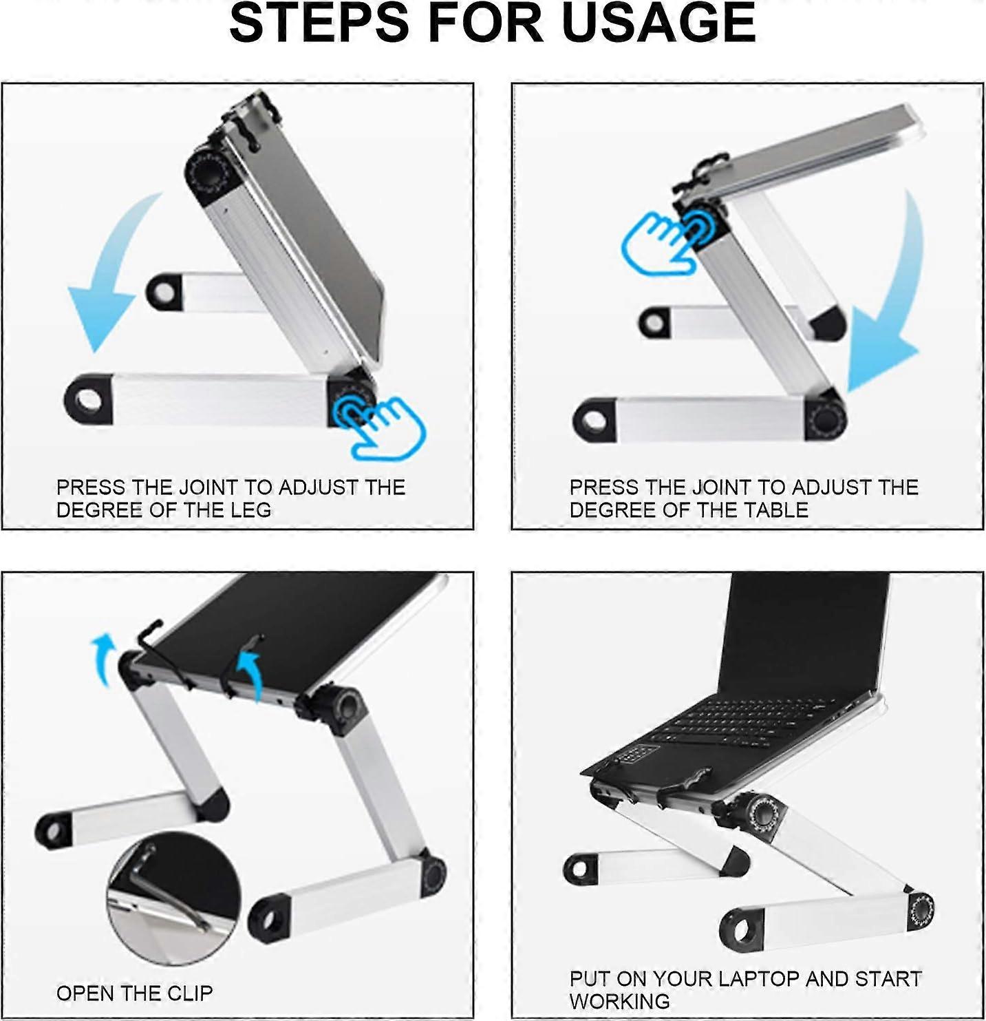 2024 New Book Stand Laptop Stand Adjustable Book Holder Tray With Page ...