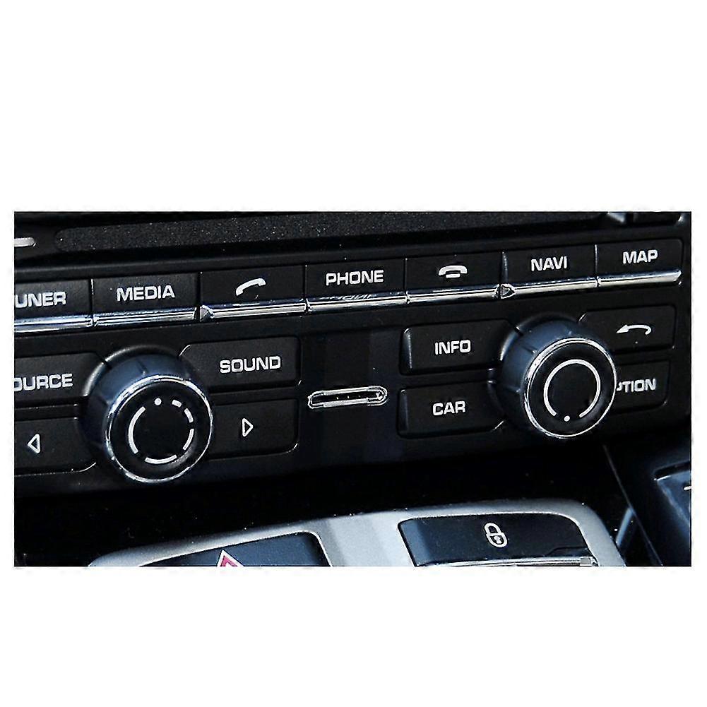 For -Porsche Coupe 911 718 918 Boxster Cayman Car Center Console Audio Volume Knob Cover CD ...