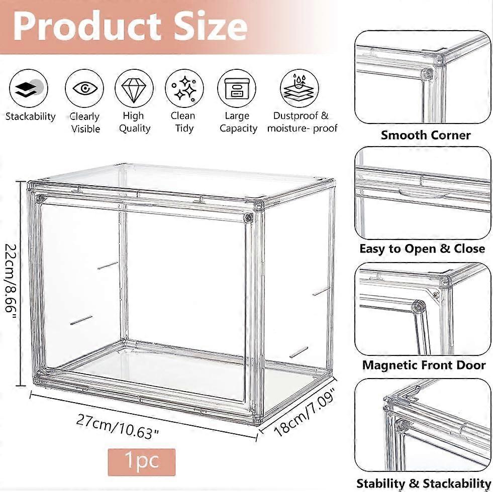Clear Display Case Acrylic Box No Steps Whole Scene Riser Display ...