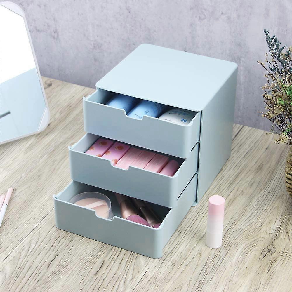 3-Drawer Vanity Organizer,Storage Organization Drawers Blue | Fruugo UK