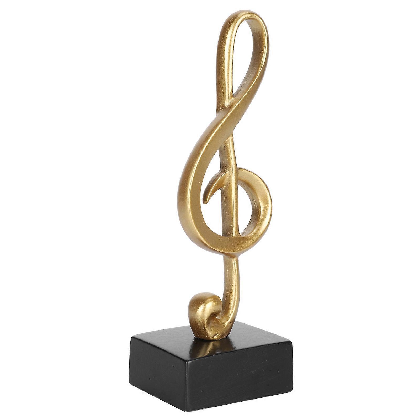 Music Note Statue Sculpture Figurine Symbol Ornaments Decoration for ...