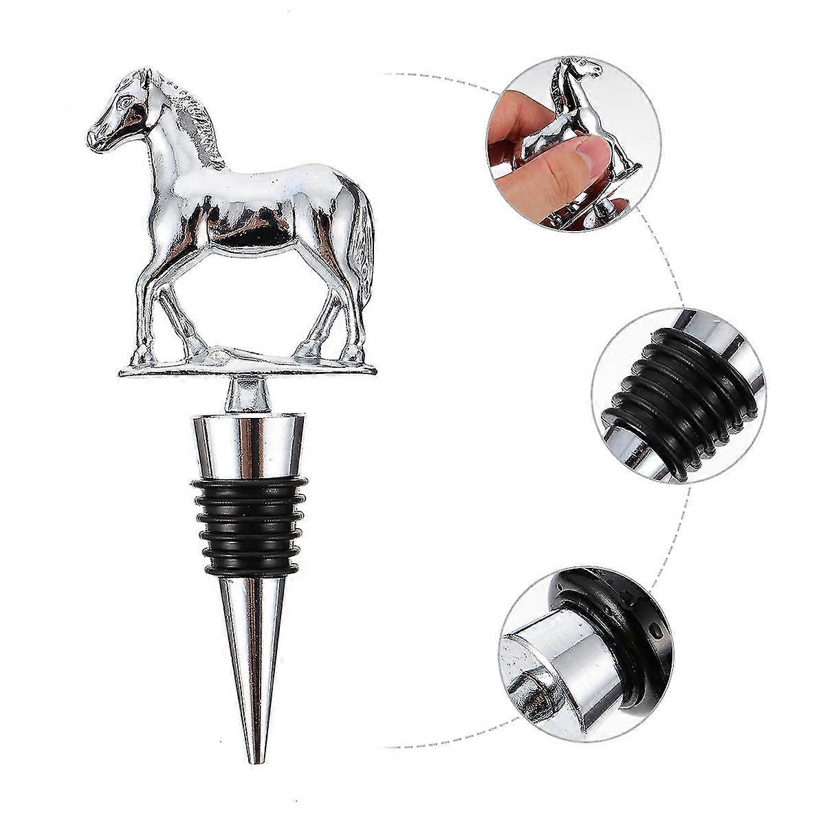 Decorative Wine Stoppers Liquor Bottle Toppers Horse Design Bottle Plug ...