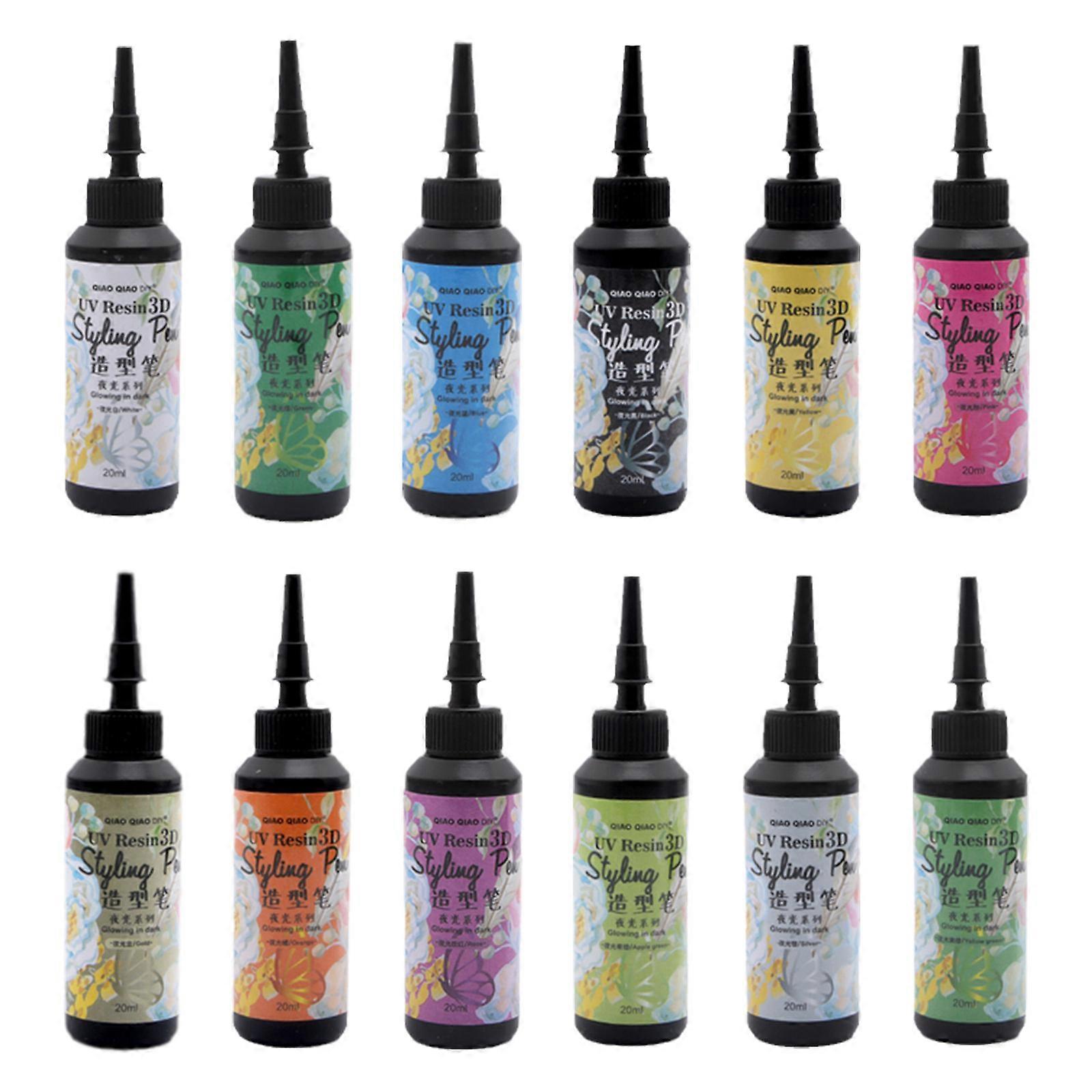 Glow in The Dark Ultraviolet Curing Gum DIY Handmade Craft Modeling ...