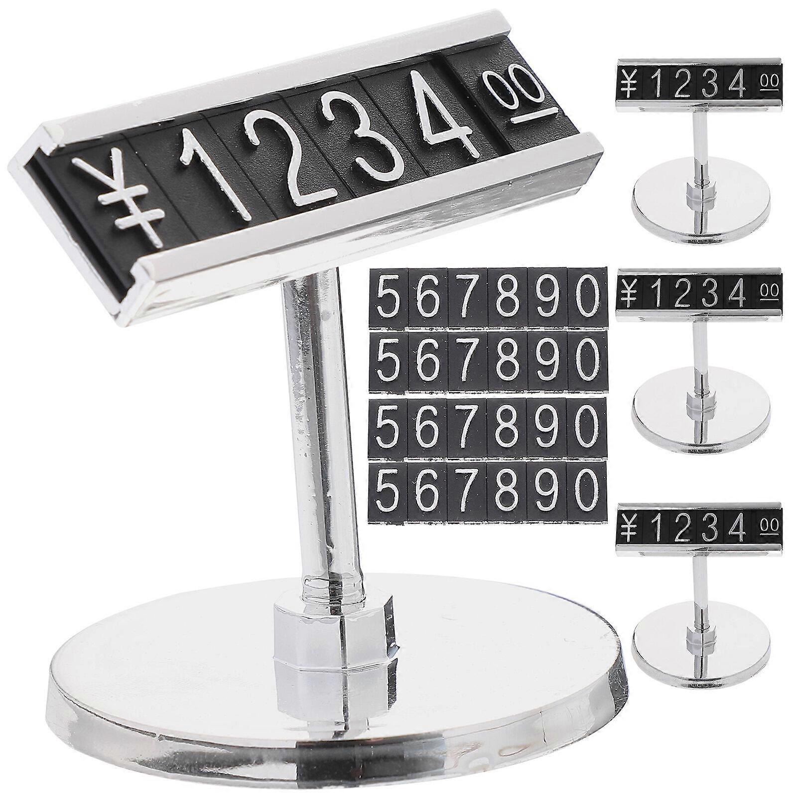 4Pcs Price Label Holder Retail Store Price Display Holder Supermarket ...