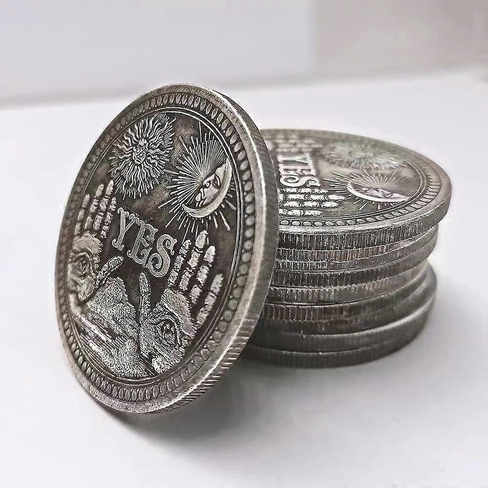 10 Pack Yes No Challenge Coin Decision Maker Coin Kindness Coins ...
