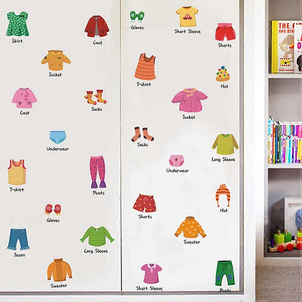 Clothes Labels Childrens Wardrobe Kids Clothing Labels Nursery Drawer ...