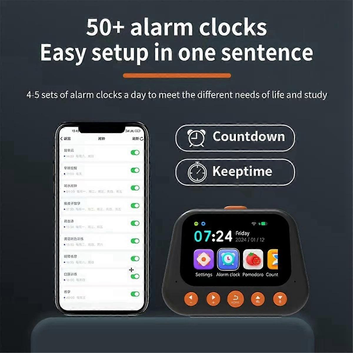 Children'S AI Intelligent Alarm Clock Multifunctional Voice Dialogue ...
