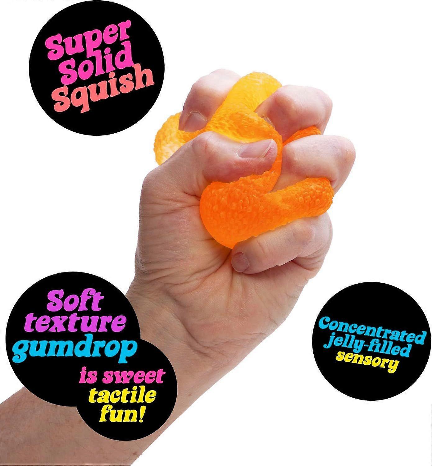 Gumdrop Squishy Fidget Toy, Textured Sensory Toy with Super Solid ...
