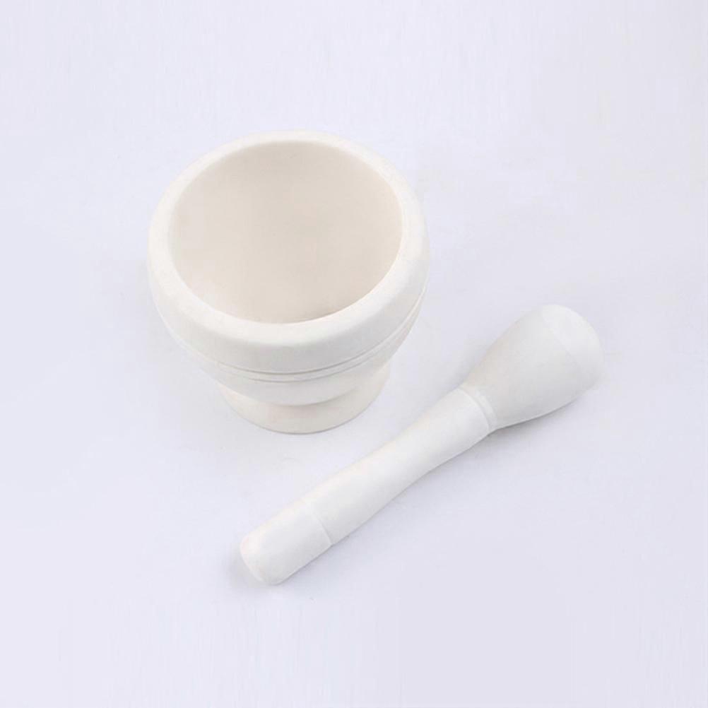 Manual Meat Grinder Kitchen Mortar Wood Mortar Pestle Medicines Ceramic ...