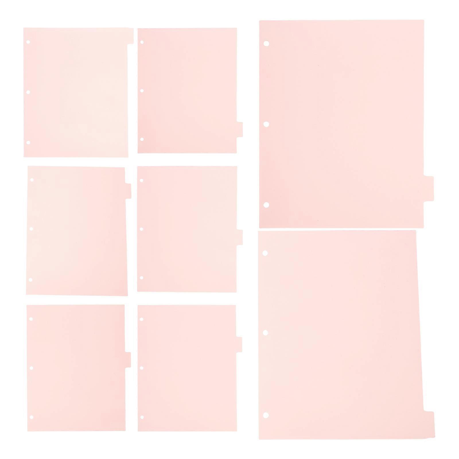 Dividers For Binders Binder Separator Sheets Family Members present Giving PVC Material Section ...