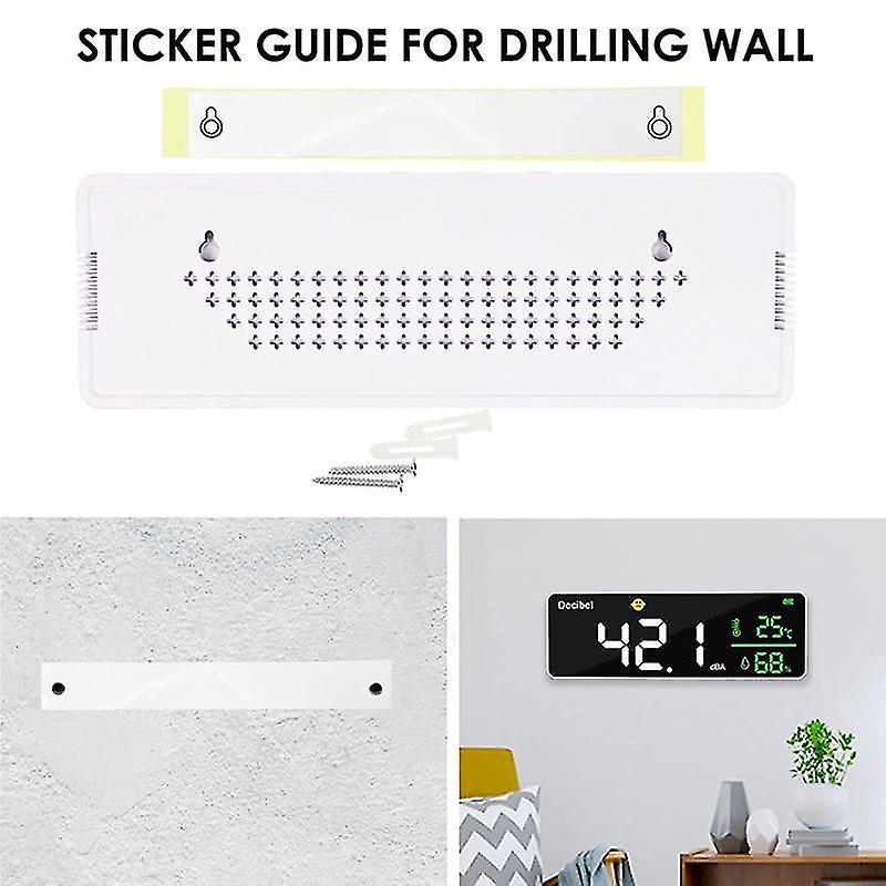 Decibel Meter Wall Hanging Sound Level Meter Humidity Meter-DT | Fruugo UK