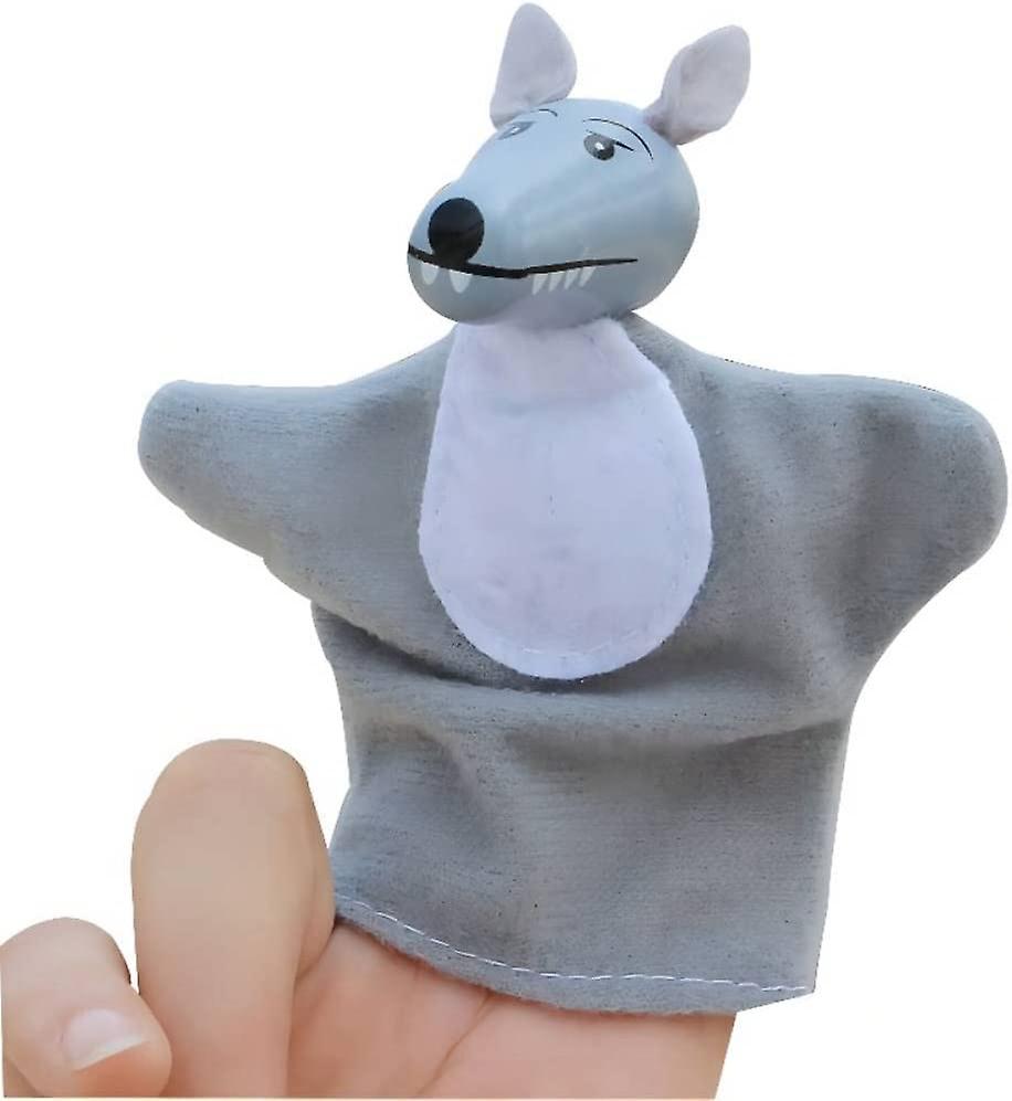 The Three Little Pigs And The Wolf Finger Puppet Story Toy, Toddler Children's Story Theater ...