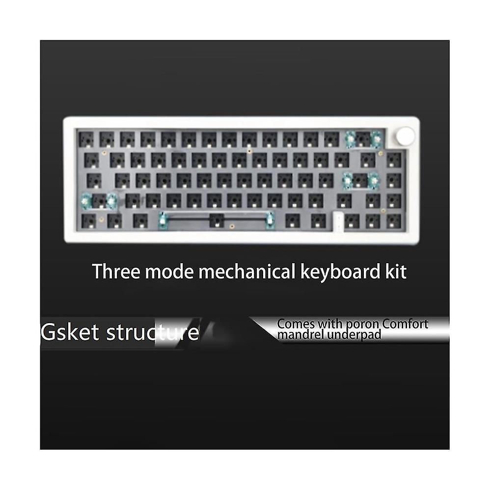 Gmk67 Hot Swap Mechanical Keyboard Spacer Kit Rgb Backlit Bluetooth 2 ...