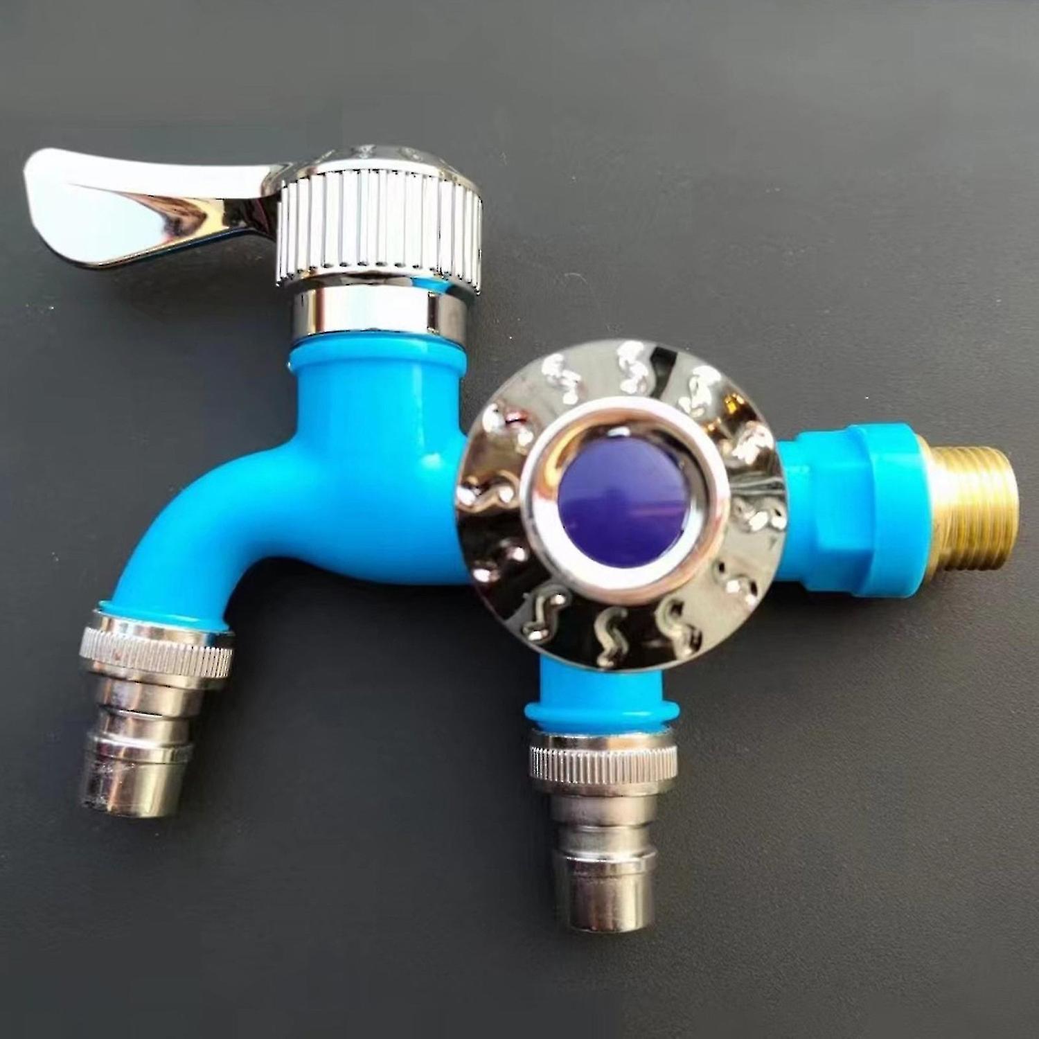 Washing Machine Bibcocks One-in-two-out Garden Faucets Mounted Double ...