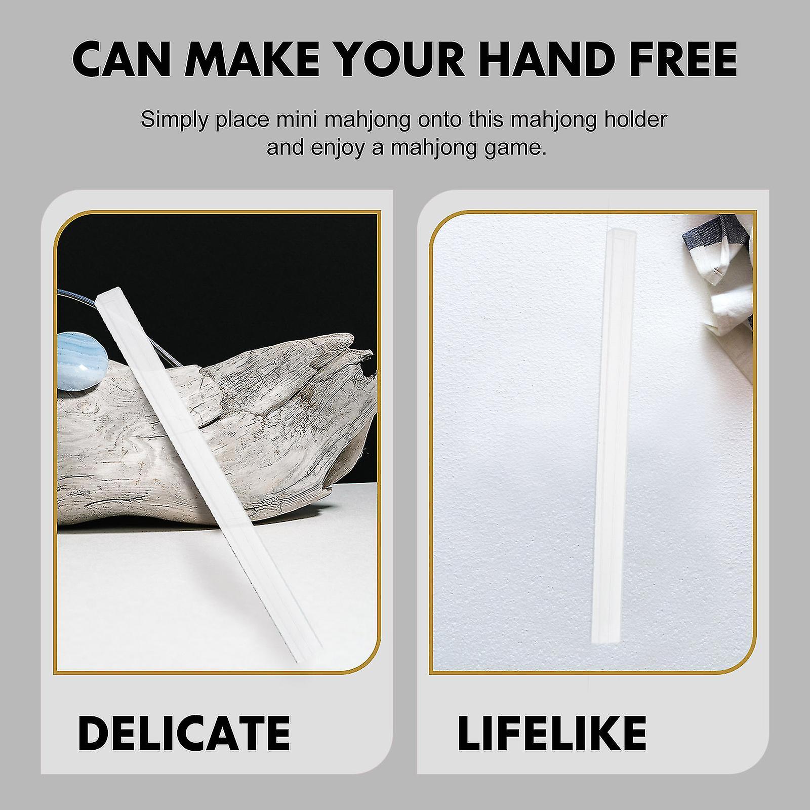 4 Pcs Travel Valet Tray Chinese Mahjong Racks Mahjong Holder Racks ...