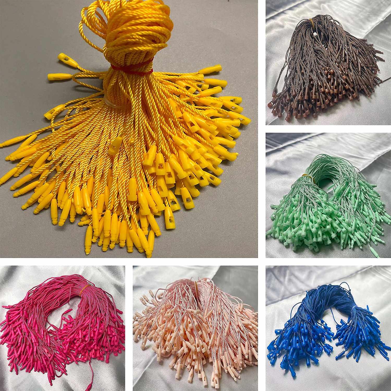 100Pcs Hang Tag Strings Firmly Tear-resistance Clothes Tag Ropes with ...