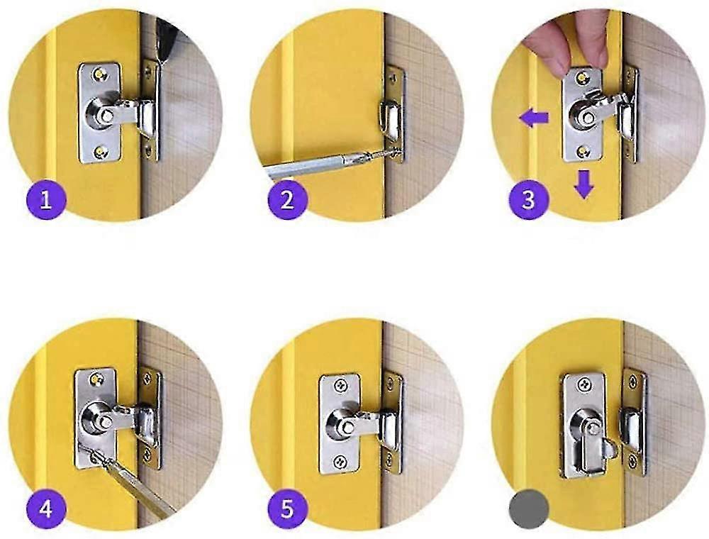304 Stainless Steel 90 Degree Right Angle Buckle Hook Lock Hook For ...