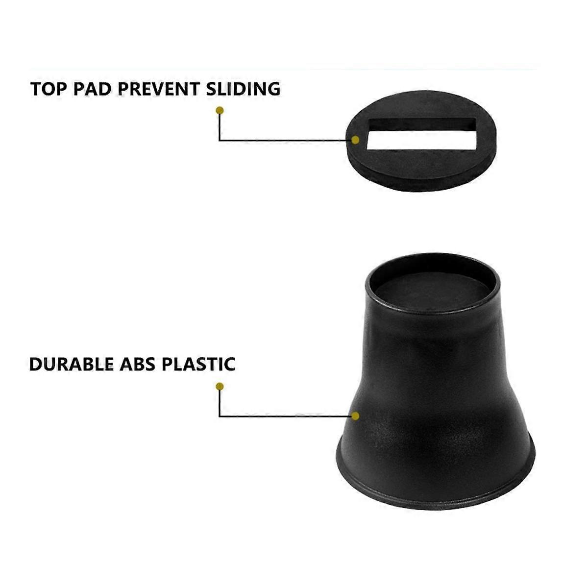 4PCS Bed Risers 6 Inch Heavy Duty Round Furniture Risers for Bed Desk ...