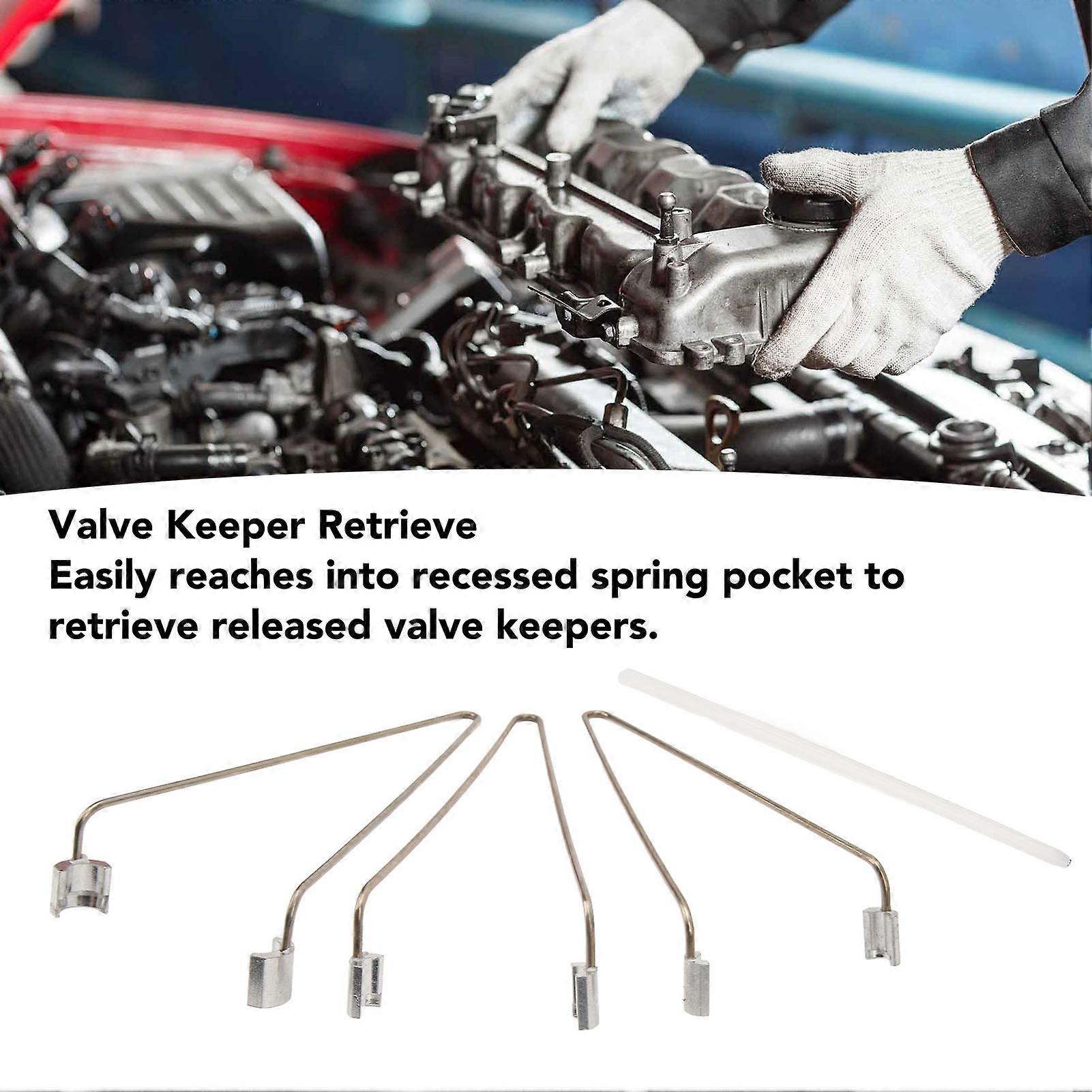 3Pcs Valve Collet Installing Pick Up Tool Magnetic Valve Keepers Collet ...