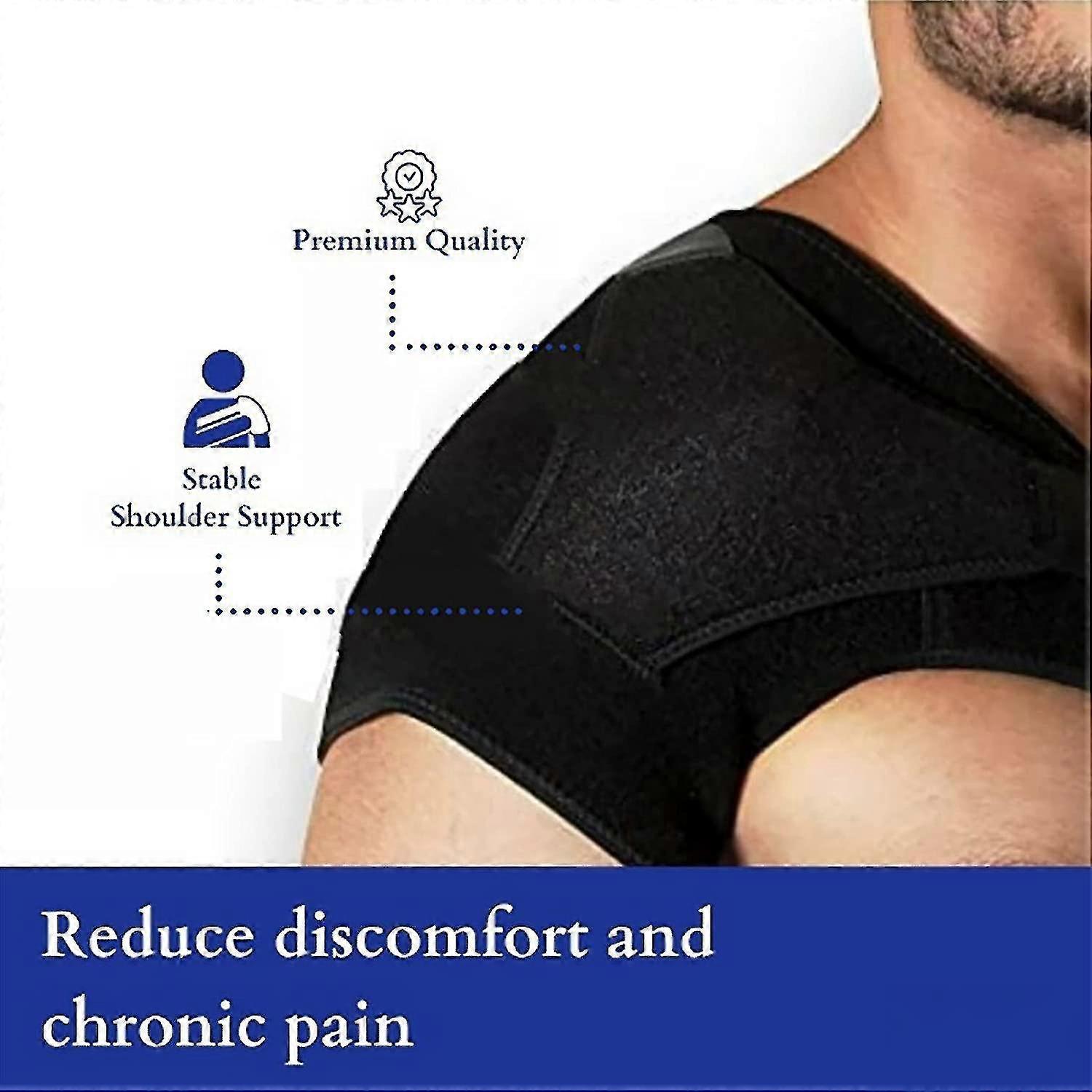 Healthy Lab Co Compression Shoulder Brace For Men And Women Rotator Cuf ...