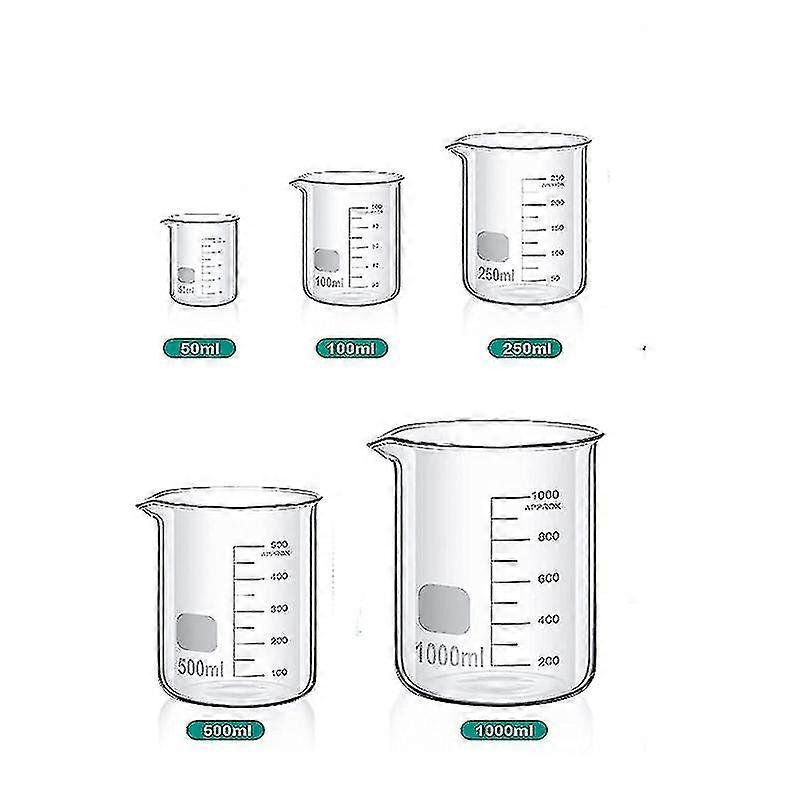 3000ml-5ml Pyrex Glass Beaker Borosilicate Gg-17 Graduated Beakers Measuring Glass Chemistry ...