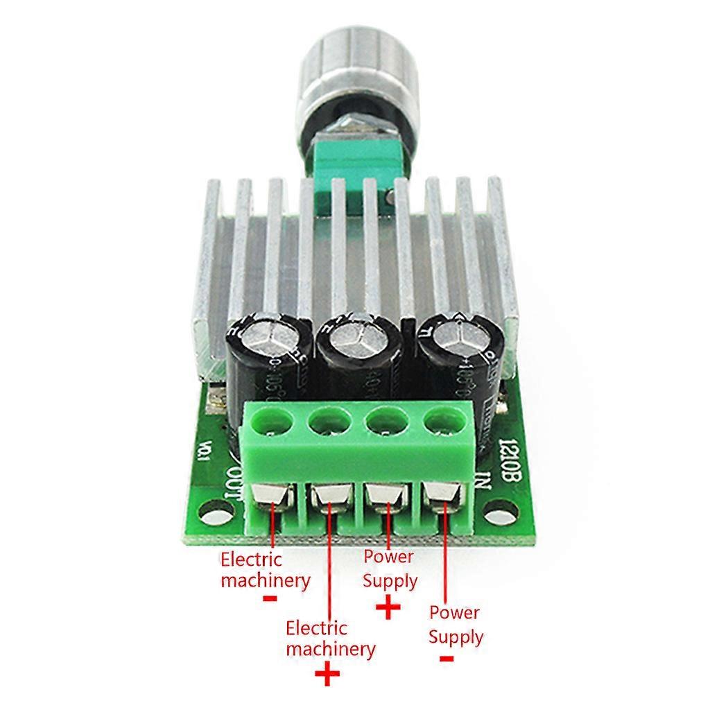 12V 24V 10A PWM DC Motor Speed Controller Regulator Dimmer Control Switch | Fruugo UK