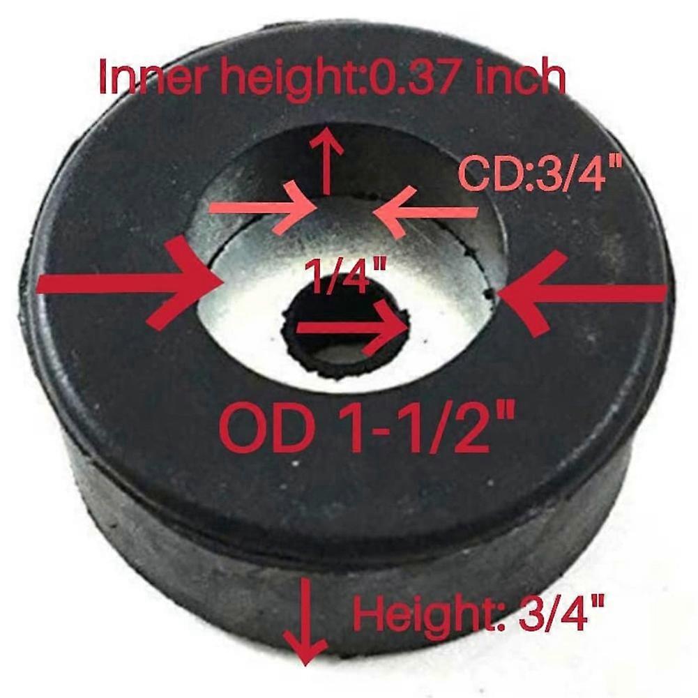 Compressor Rubber Feet Foot Mount Vibration Pads Set of 4 | Fruugo UK