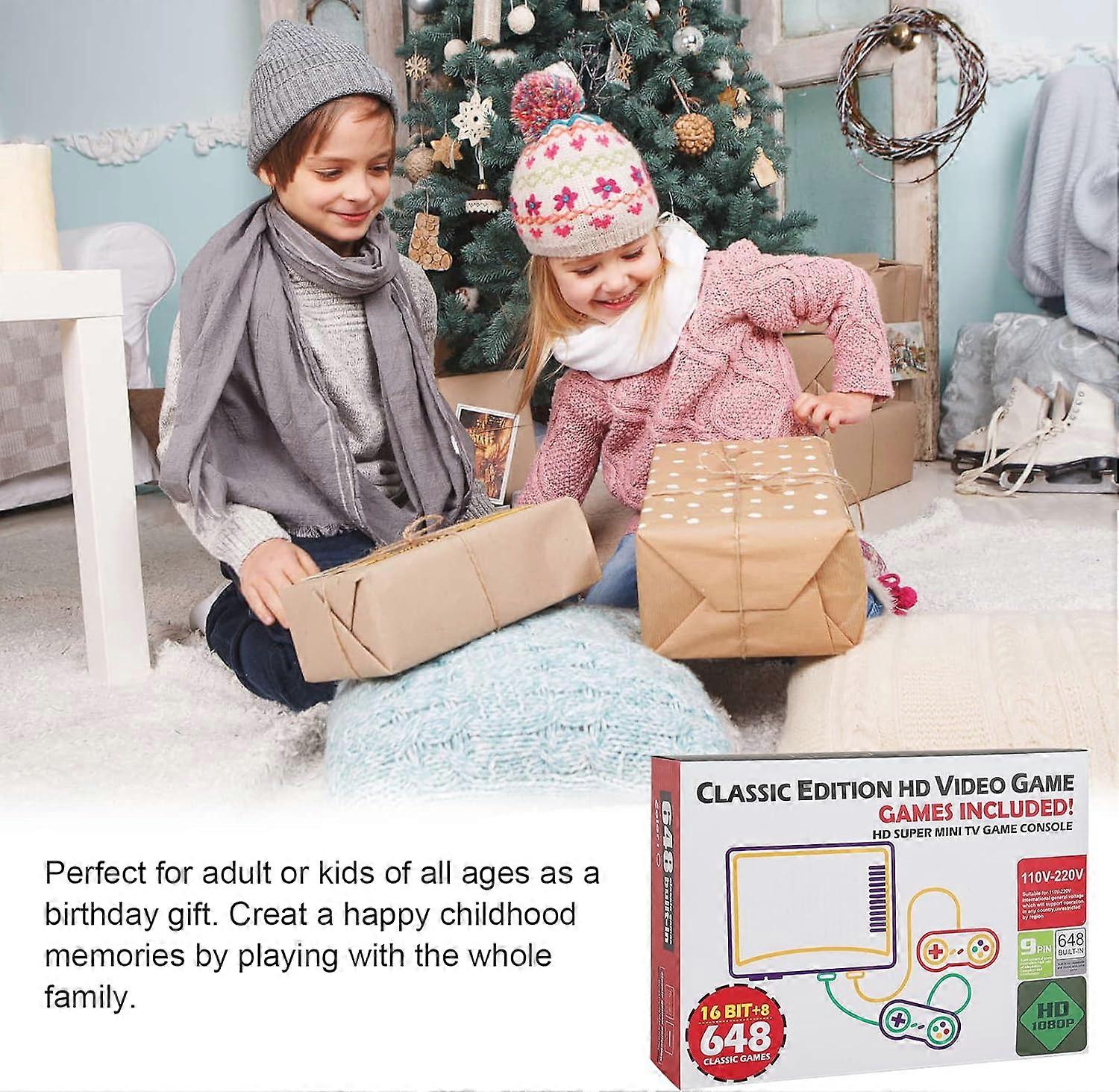 Classic Retro Game Console HDMI Input, Mini Plug and Play Video Game ...