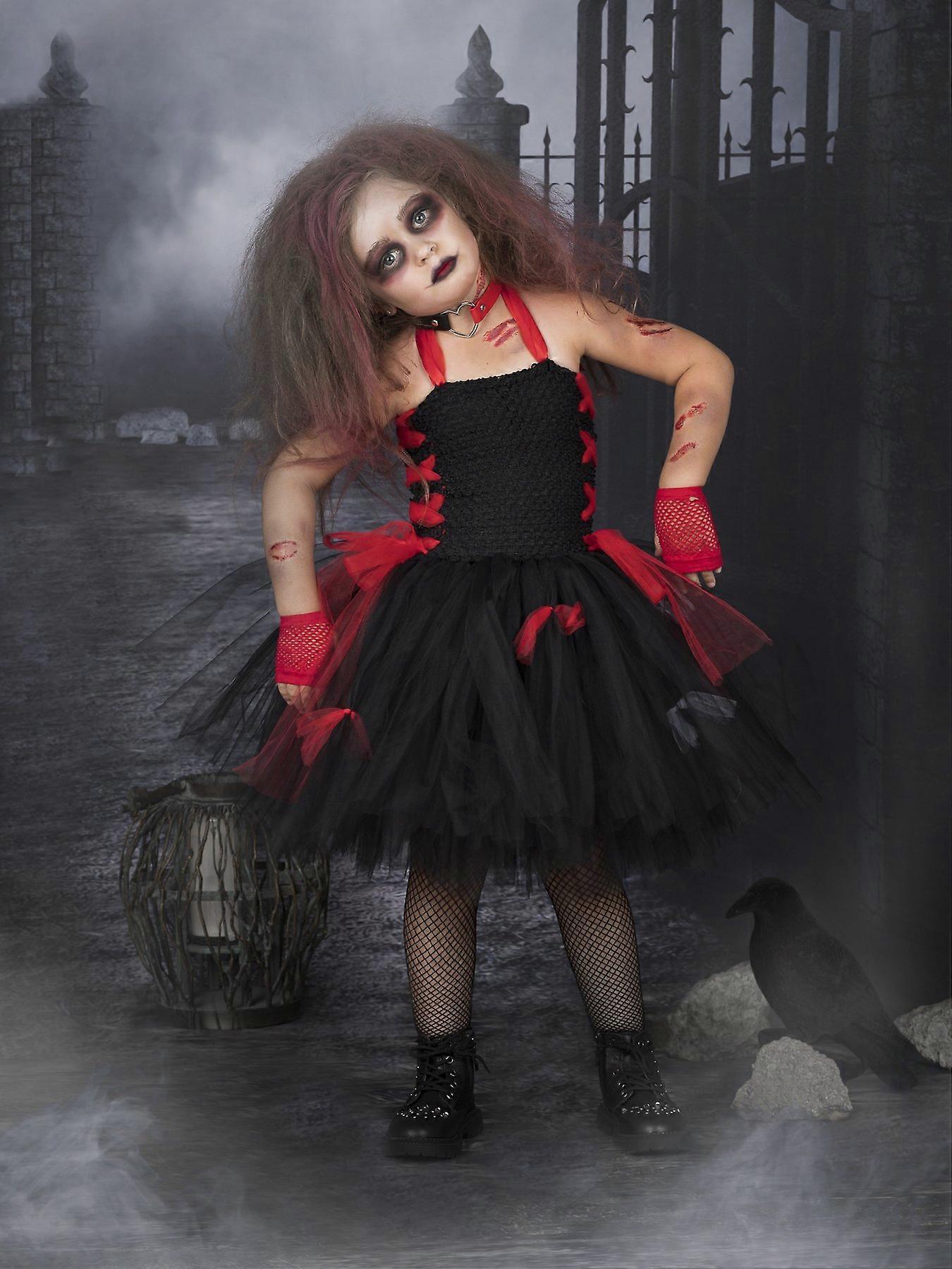 Girls Witch Costumes Creepy Halloween Dresses For Girls - Halloween ...