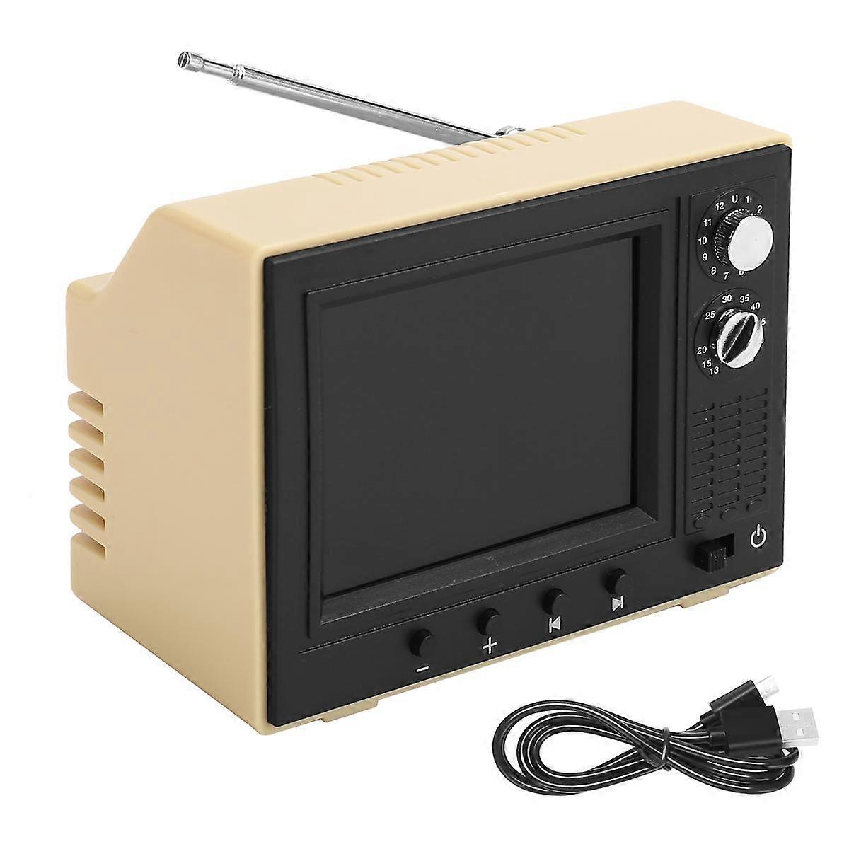 1:12 Miniature TV Playable Video Mini Television Model Living Room ...