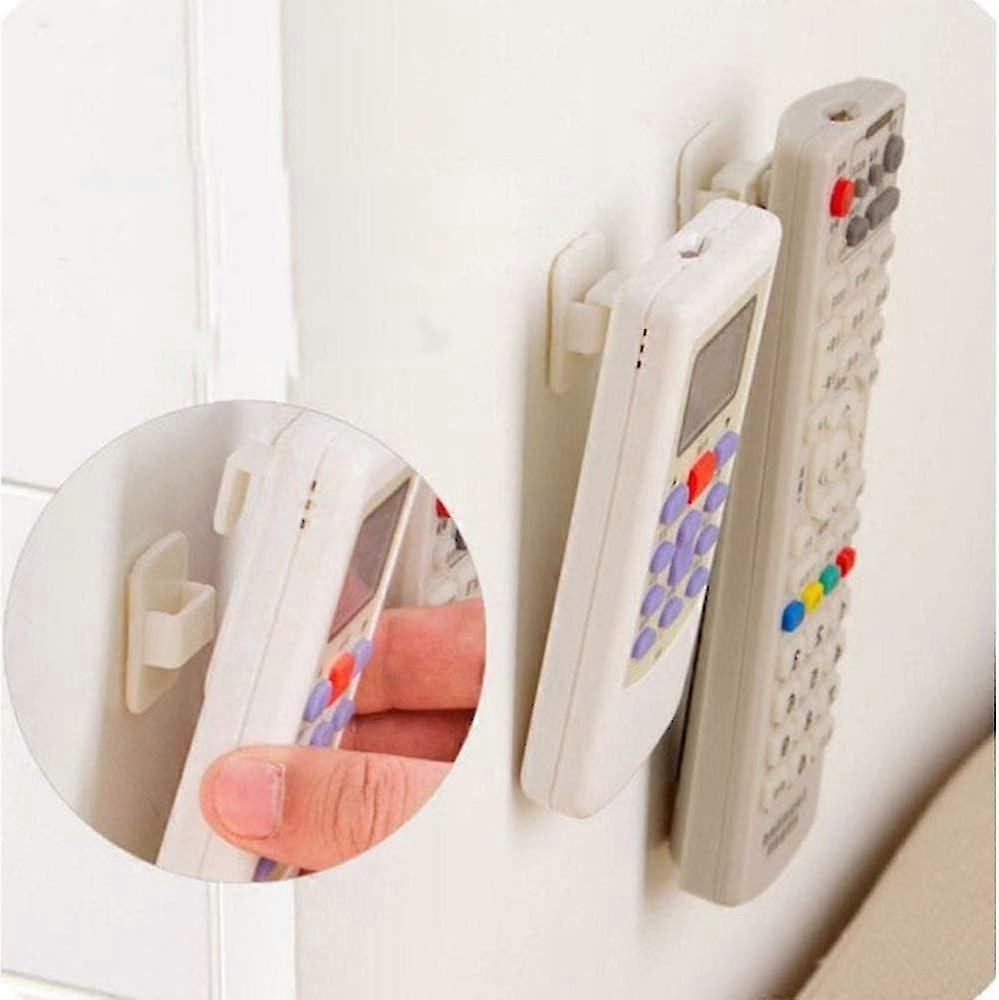 Remote control holder, 4 sets of wall-mounted self-adhesive hook ...