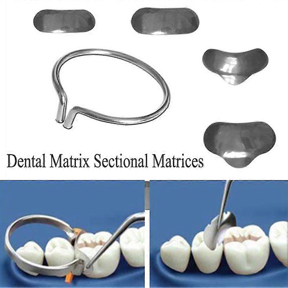 100pcs/set Full Kit Sectional Contoured Dental Matrix Band Delta ...
